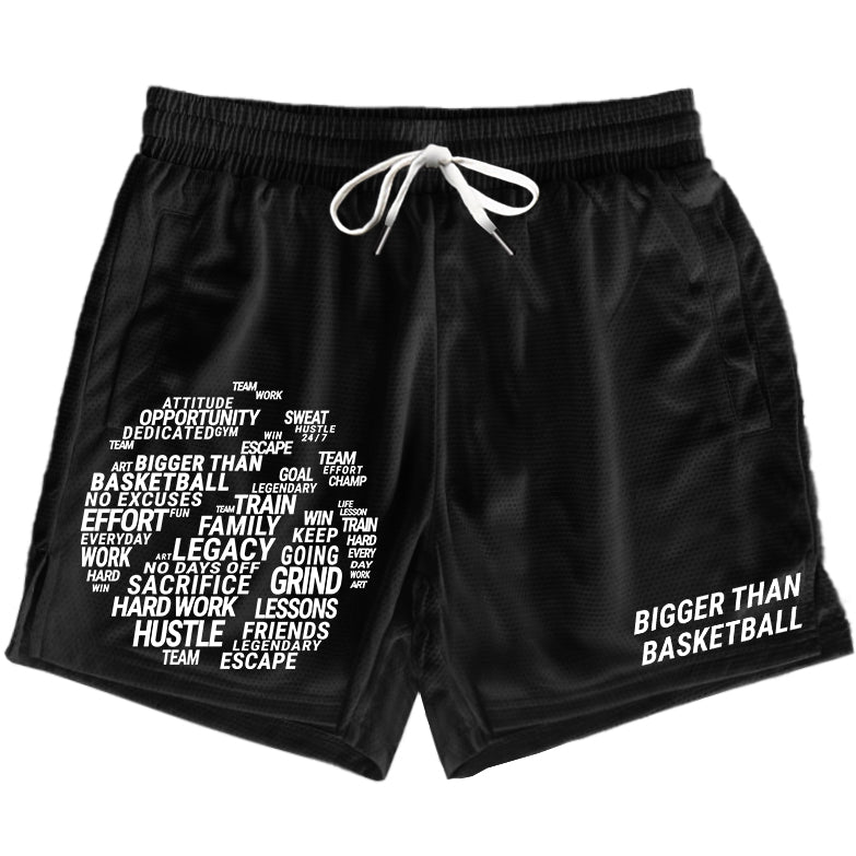 Basketball Is Everything Shorts Black Bigger Than Basketball