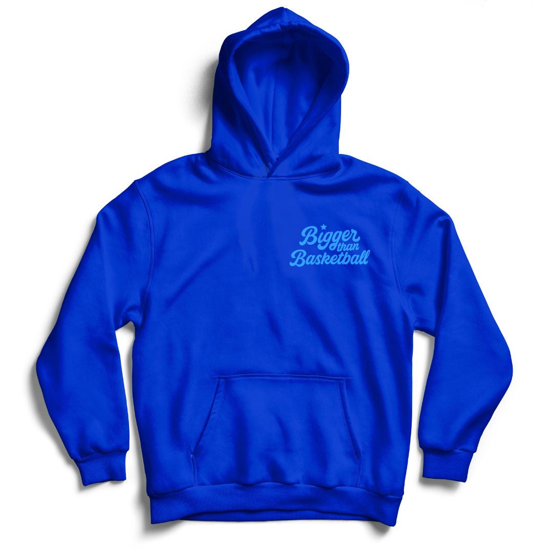 BTB Signature - Embroidered Hoodie - Blue – Bigger Than Basketball
